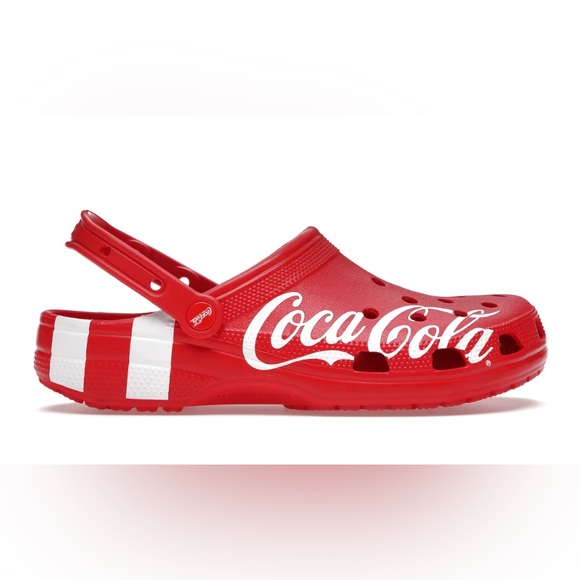 CROCS | Shoes | Crocs X Coca Cola Classic Red Slipon Clog Sandals ...
